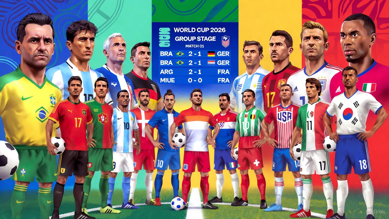 FIFA World Cup 2026 Group-Wise Match Schedule